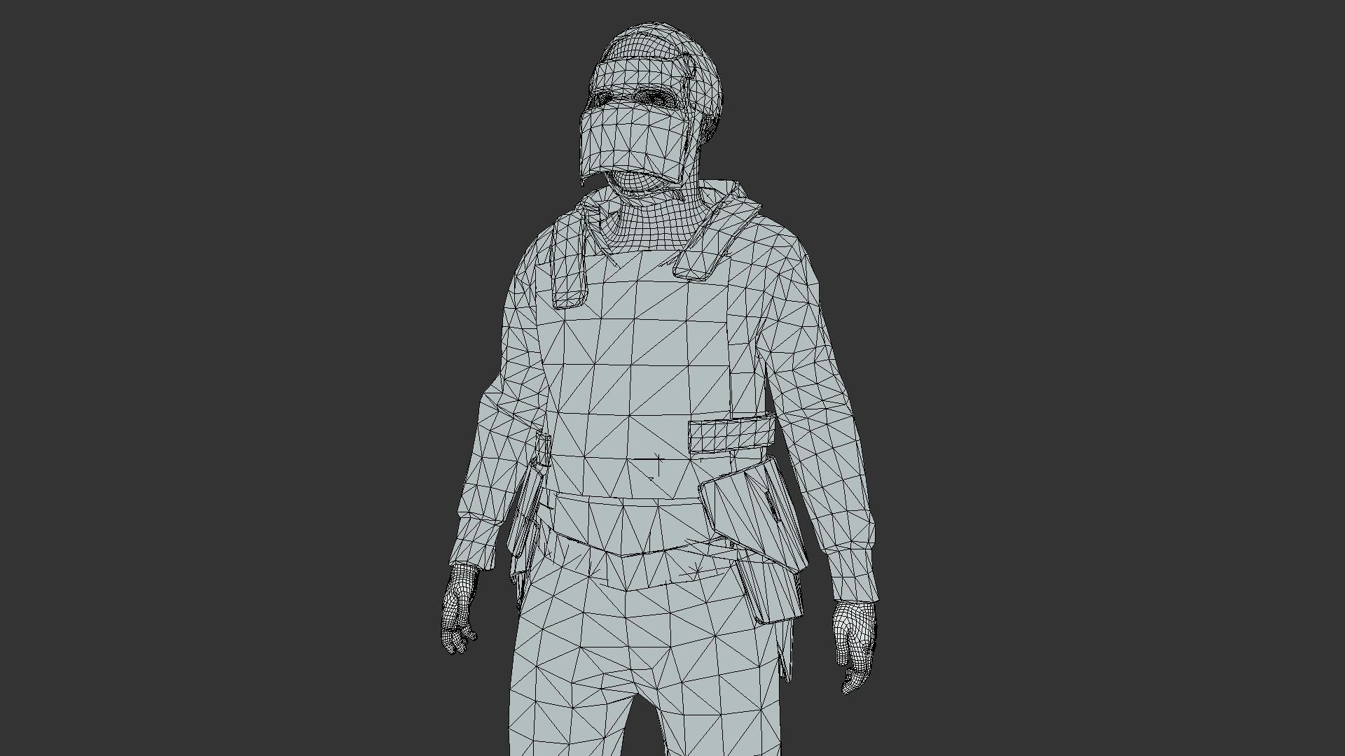 Rigged Realistic Rust Game Character Model 3d Model Animated Rigged