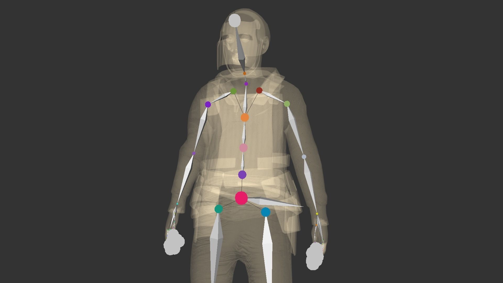 Rigged Realistic Rust Game Character Model 3d Model Animated Rigged