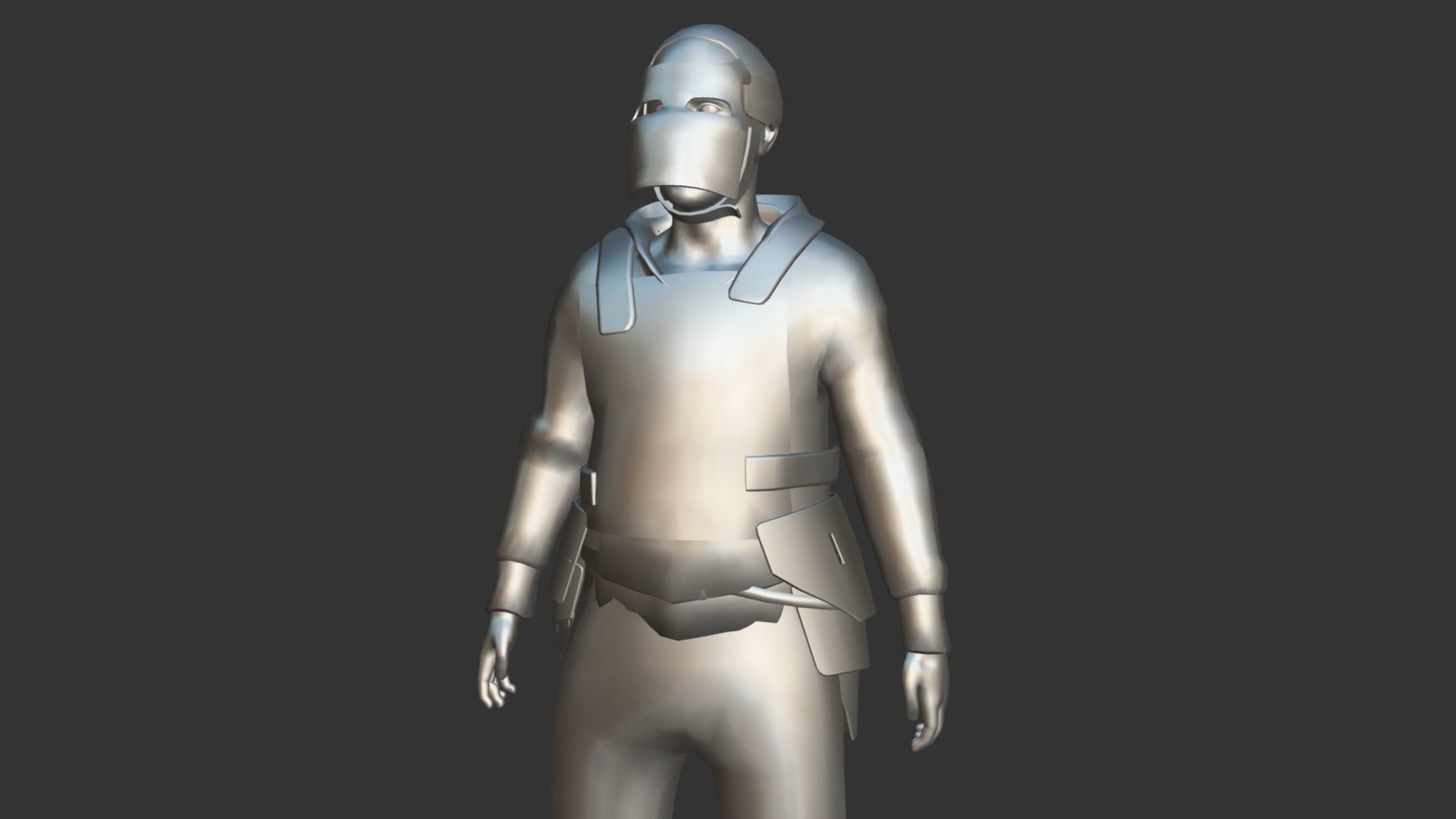 Rigged Realistic Rust Game Character Model 3d Model Animated Rigged