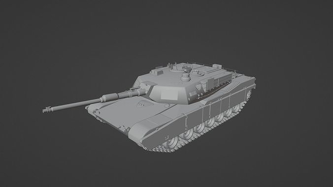 M1a2 Abrams 3D model | CGTrader