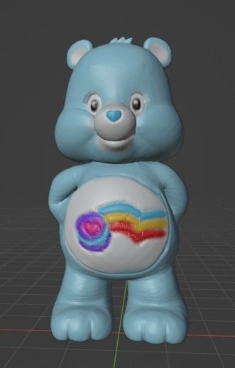 care bears 34 3D model 3D printable | CGTrader
