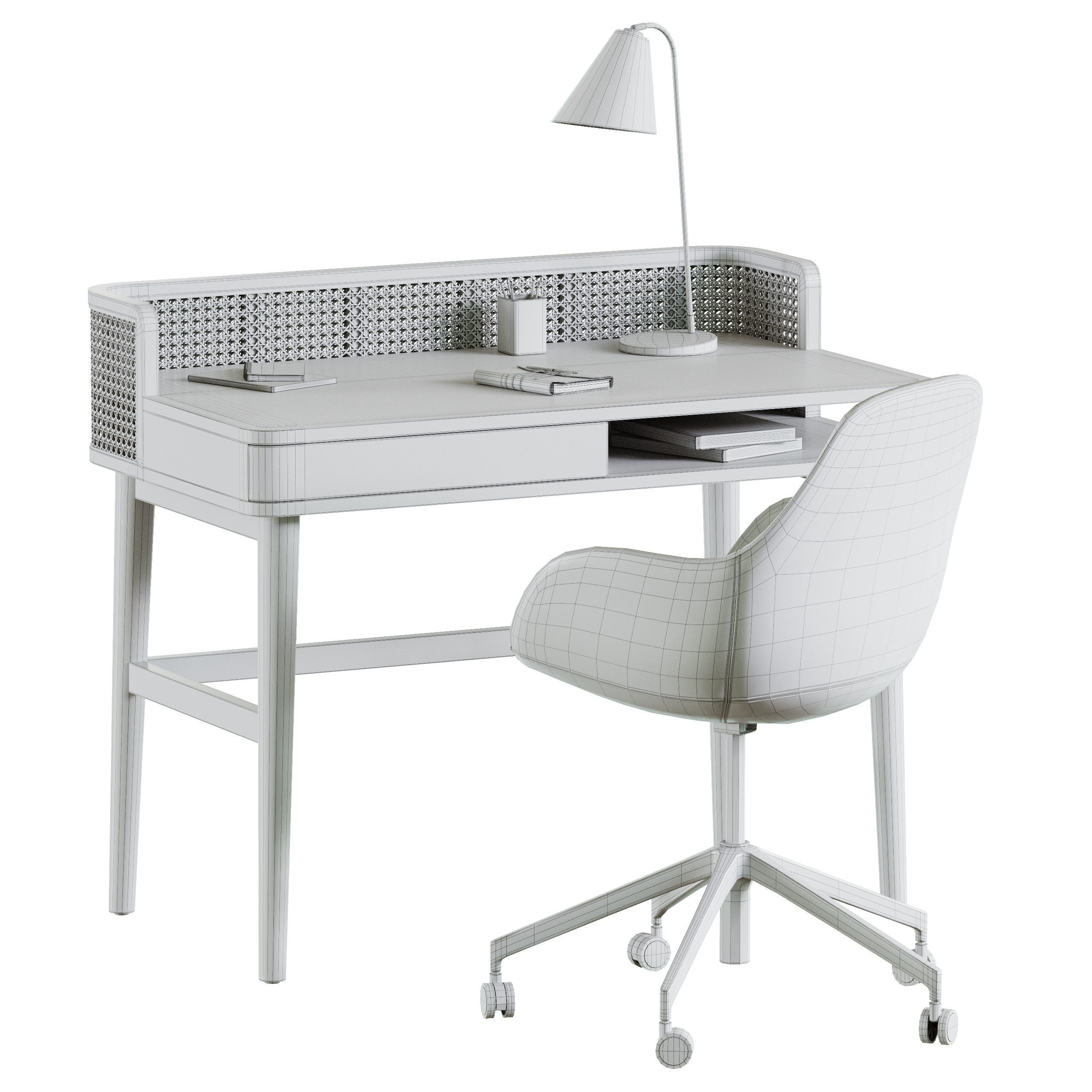 Workplace araxi 3D model | CGTrader