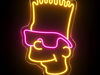 Bart Simpson Neon Sign 3D model | CGTrader