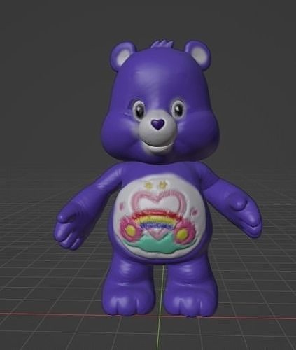care bears 37 3D model 3D printable | CGTrader