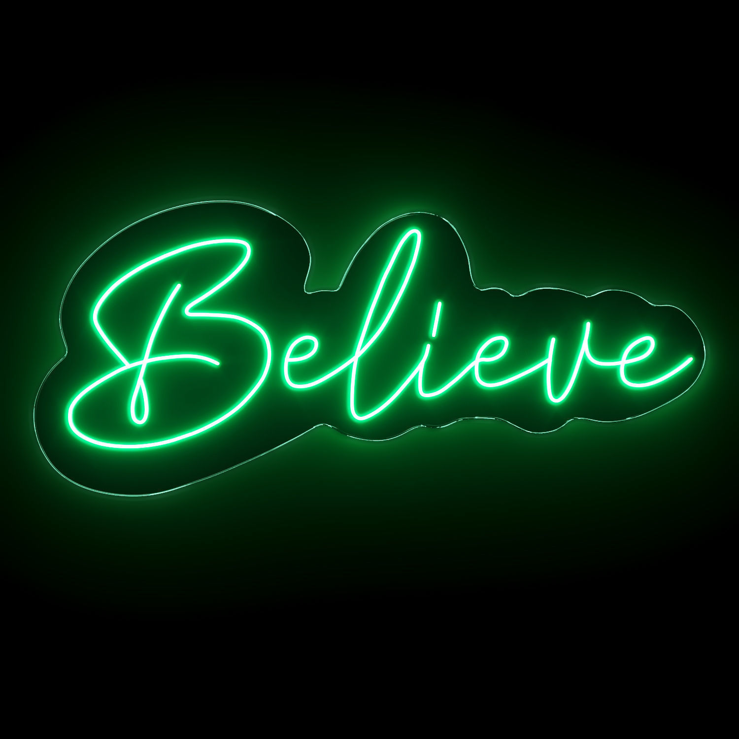 Belive Neon Sign 3D model | CGTrader
