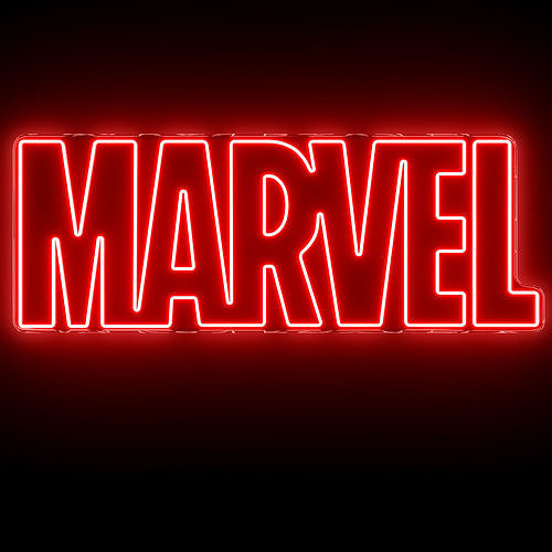 Marvel Neon Sign 3D model | CGTrader