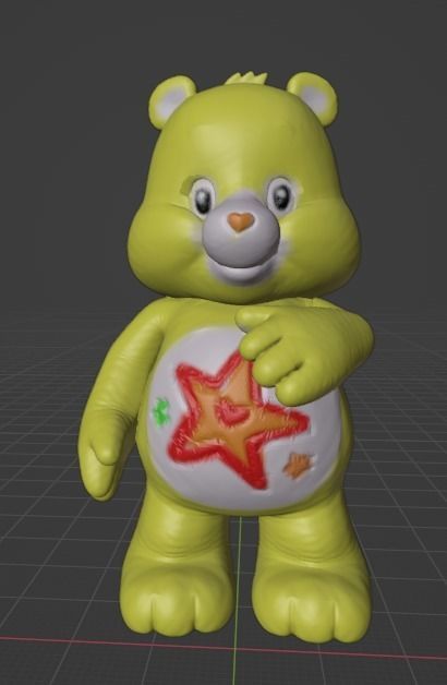 care bears 40 3D model 3D printable | CGTrader