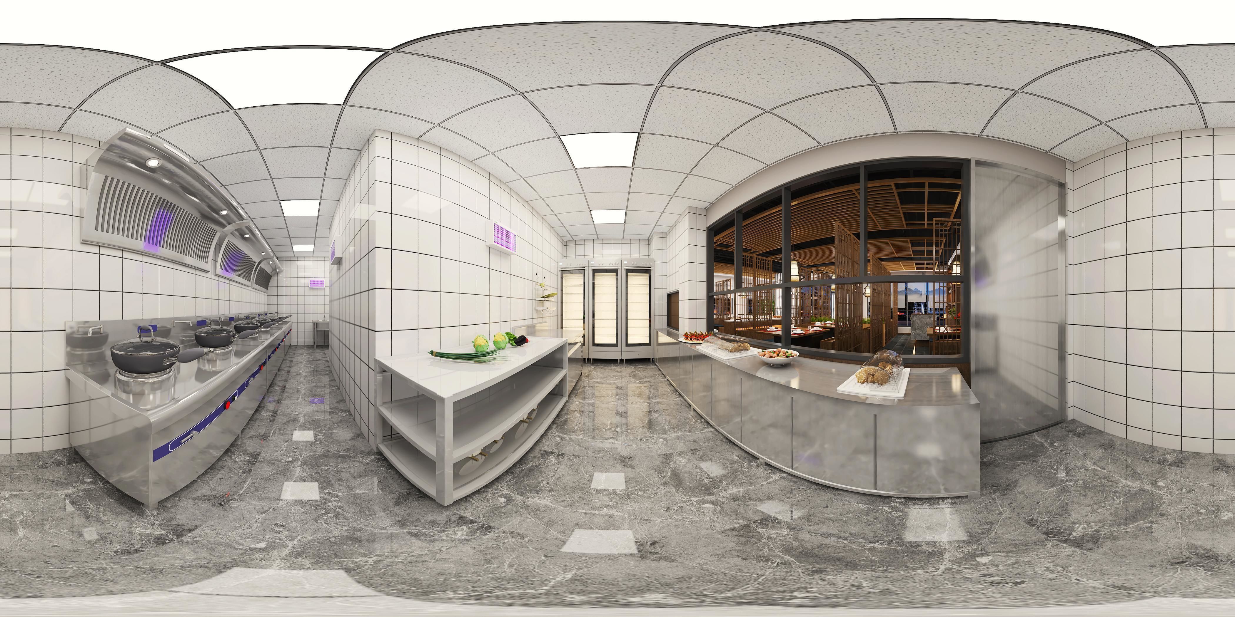 chefs restaurant panoramic A of 3D model | CGTrader