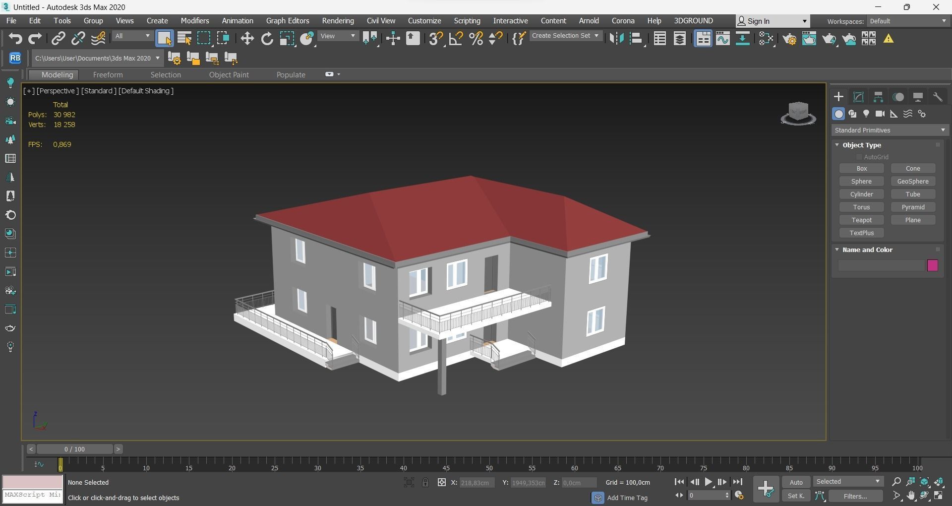 Simple Revit House free 3D model | CGTrader