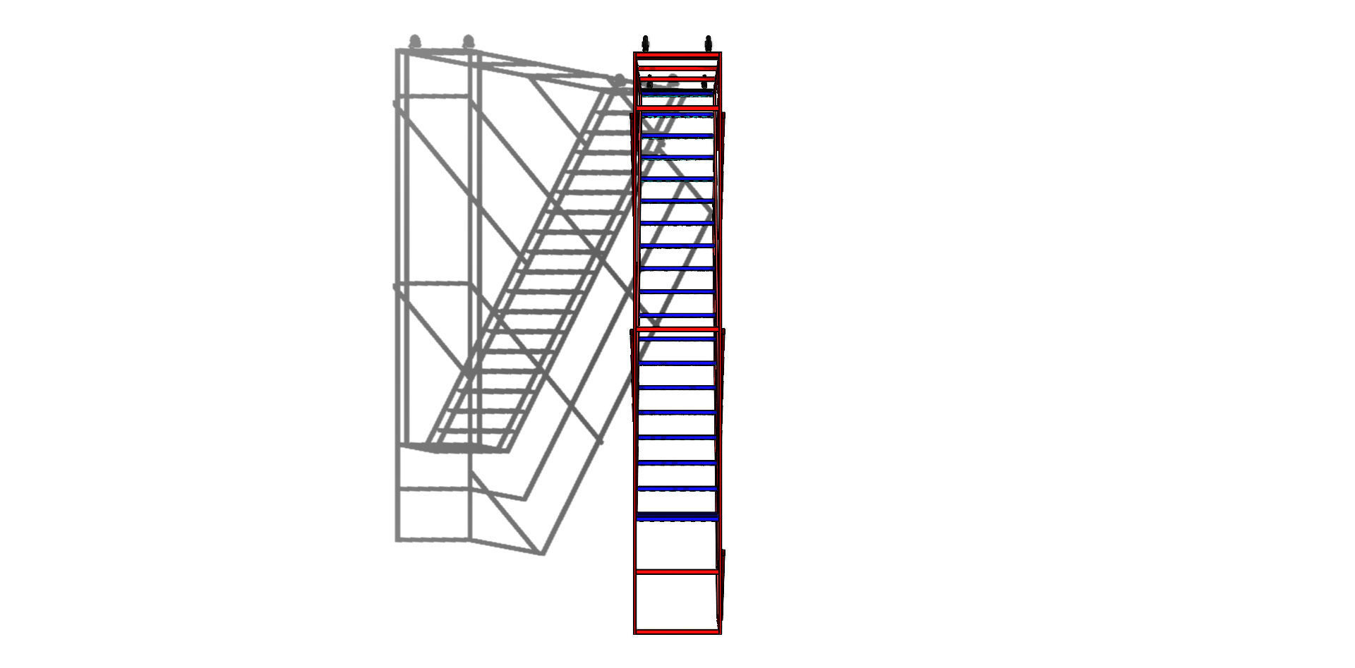 Escada Stairs 19 Steps Degraus 3D model | CGTrader
