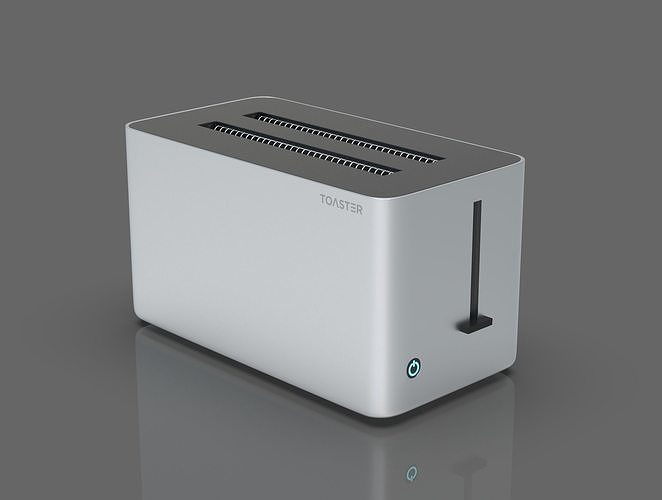 Modern Toaster 3D model | CGTrader