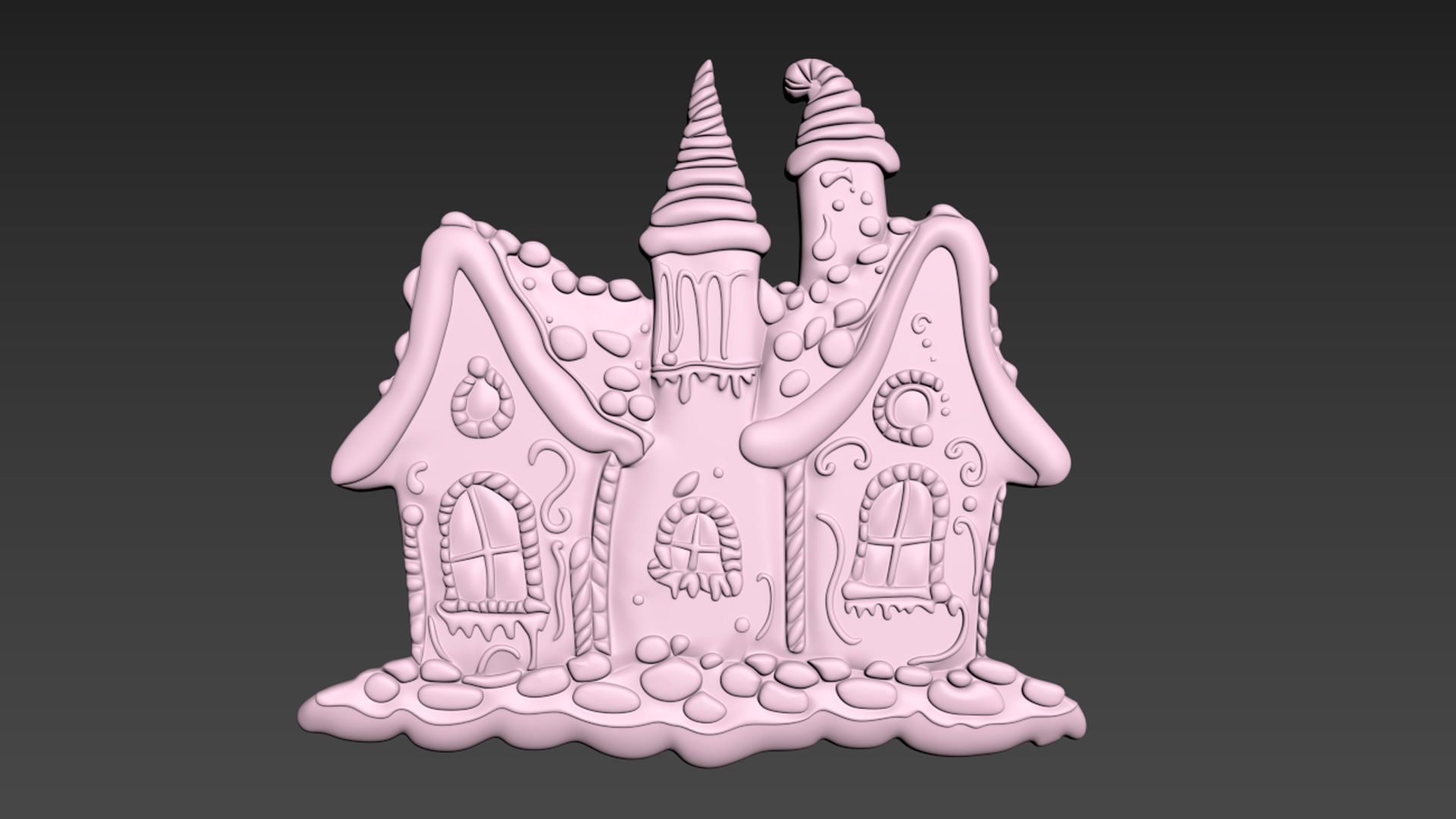 Gingerbread House 3D model 3D printable | CGTrader