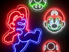 Super Mario Neon Sign Set 3D model | CGTrader