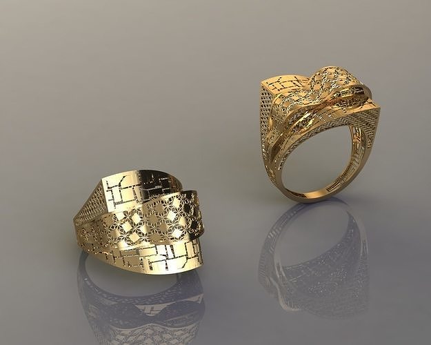 turtorial ring 3D model 3D printable | CGTrader