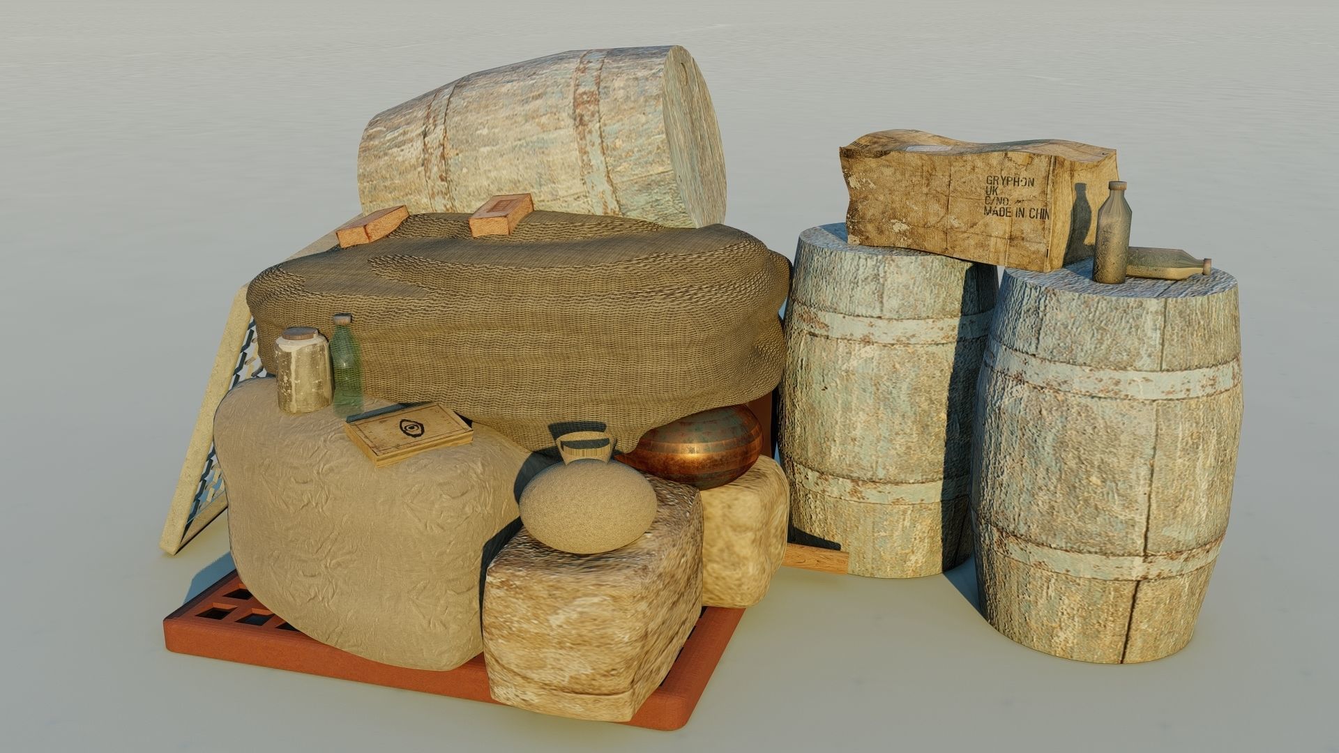 3D model Game Assets VR / AR / low-poly | CGTrader