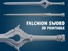 FALCHION SWORD Fire emblem 3D model 3D printable | CGTrader