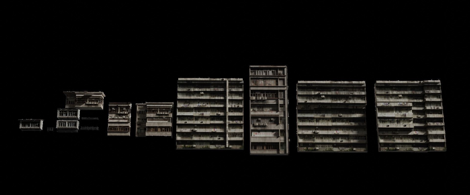 Modular High Rise Buildings 3D model | CGTrader