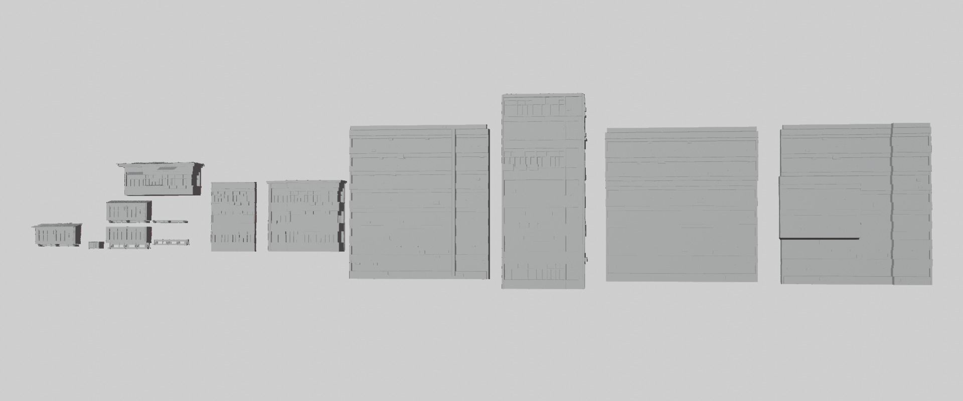 Modular High Rise Buildings 3D model | CGTrader