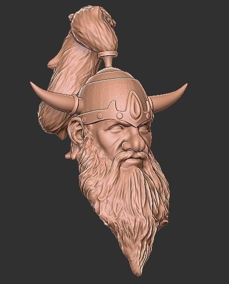 Flint Fireforge Mythic Legions Head 3D model 3D printable | CGTrader