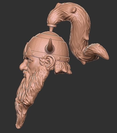 Flint Fireforge Mythic Legions Head 3D model 3D printable | CGTrader