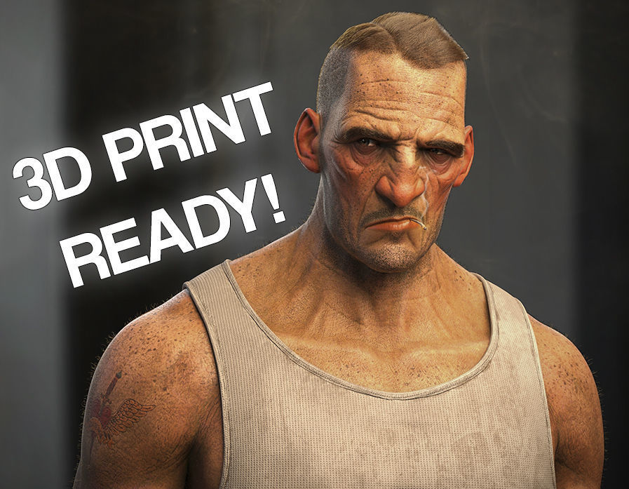Dishonored Fan Art -Stylized Bust 3D model 3D printable | CGTrader