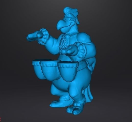 LOONEY TUNES ROCK BAND FOGHORN LEGHORN PROMOTIONAL FIGURE 90S 3D model ...