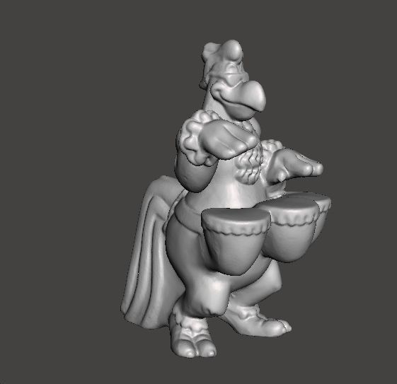 LOONEY TUNES ROCK BAND FOGHORN LEGHORN PROMOTIONAL FIGURE 90S 3D model ...