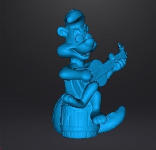 LOONEY TUNES ROCK BAND PEPE LE PEW PROMOTIONAL FIGURE 90S PVC 3D model ...