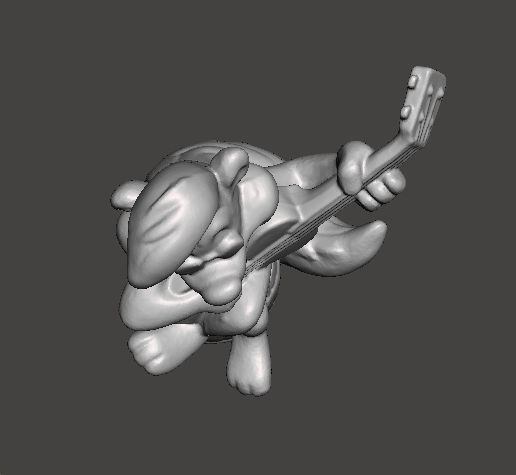 LOONEY TUNES ROCK BAND PEPE LE PEW PROMOTIONAL FIGURE 90S PVC 3D model ...