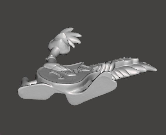 LOONEY TUNES ROCK BAND ROAD RUNNER PROMOTIONAL FIGURE 90S PVC 3D model ...