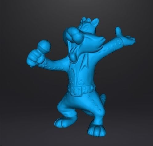 LOONEY TUNES ROCK BAND SYLVESTER ELVIS PROMOTIONAL FIGURE 90S 3D model ...