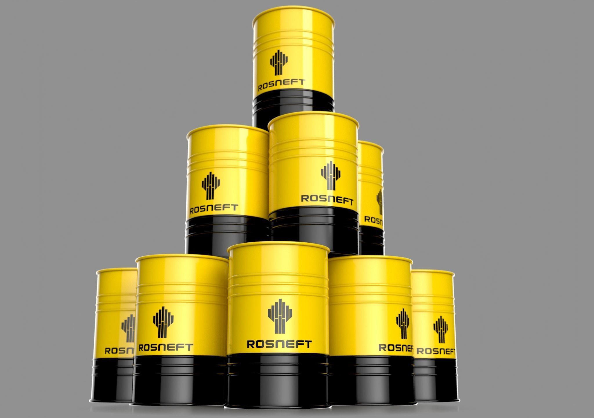3D model Realistic Rosneft Barrel 3D Model VR / AR / low-poly | CGTrader