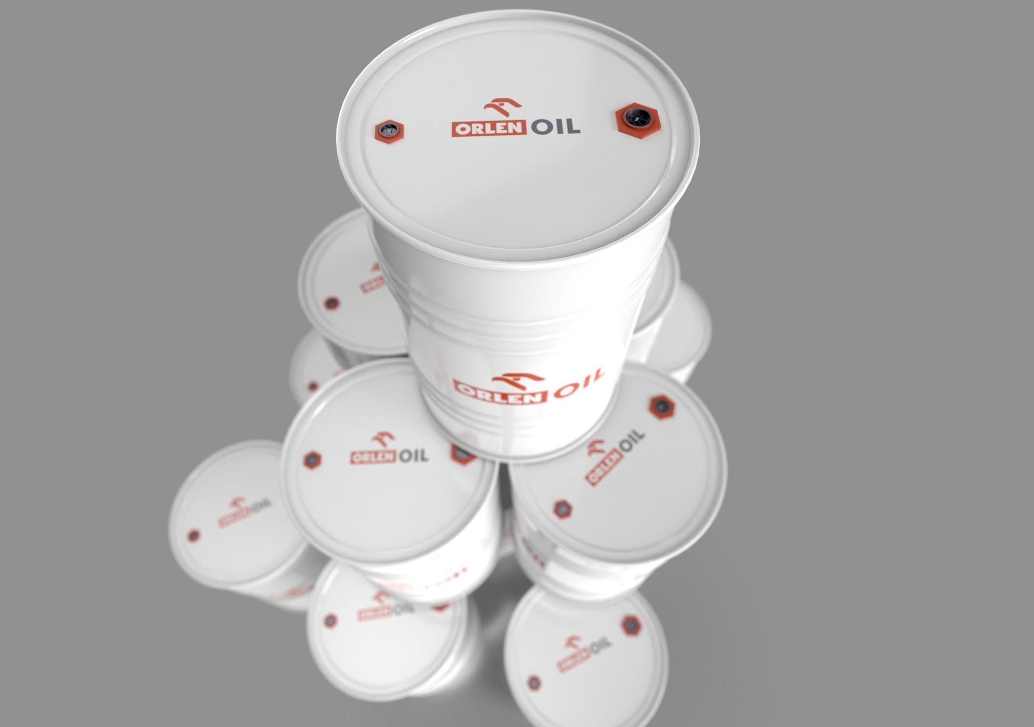 3D model Realistic Orlen Oil Barrel 3D Model VR / AR / low-poly | CGTrader