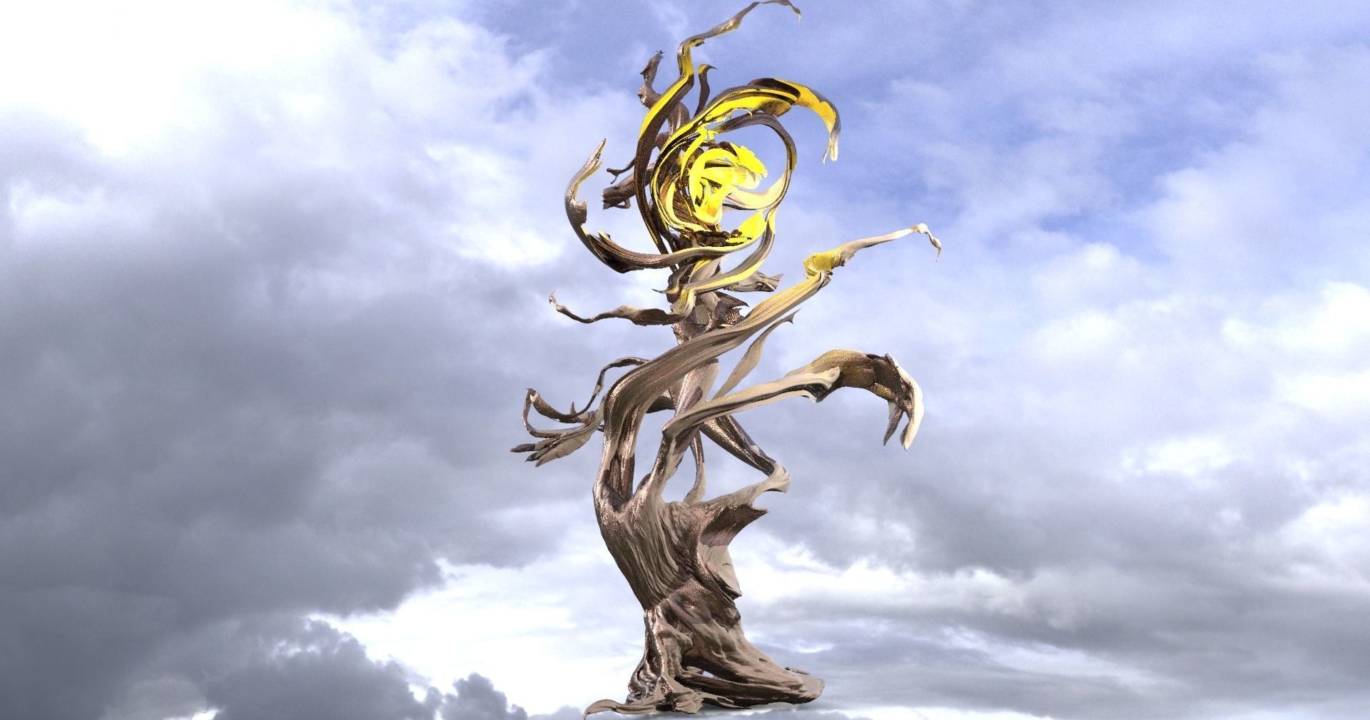 Winter earth figure statue base 3D model | CGTrader