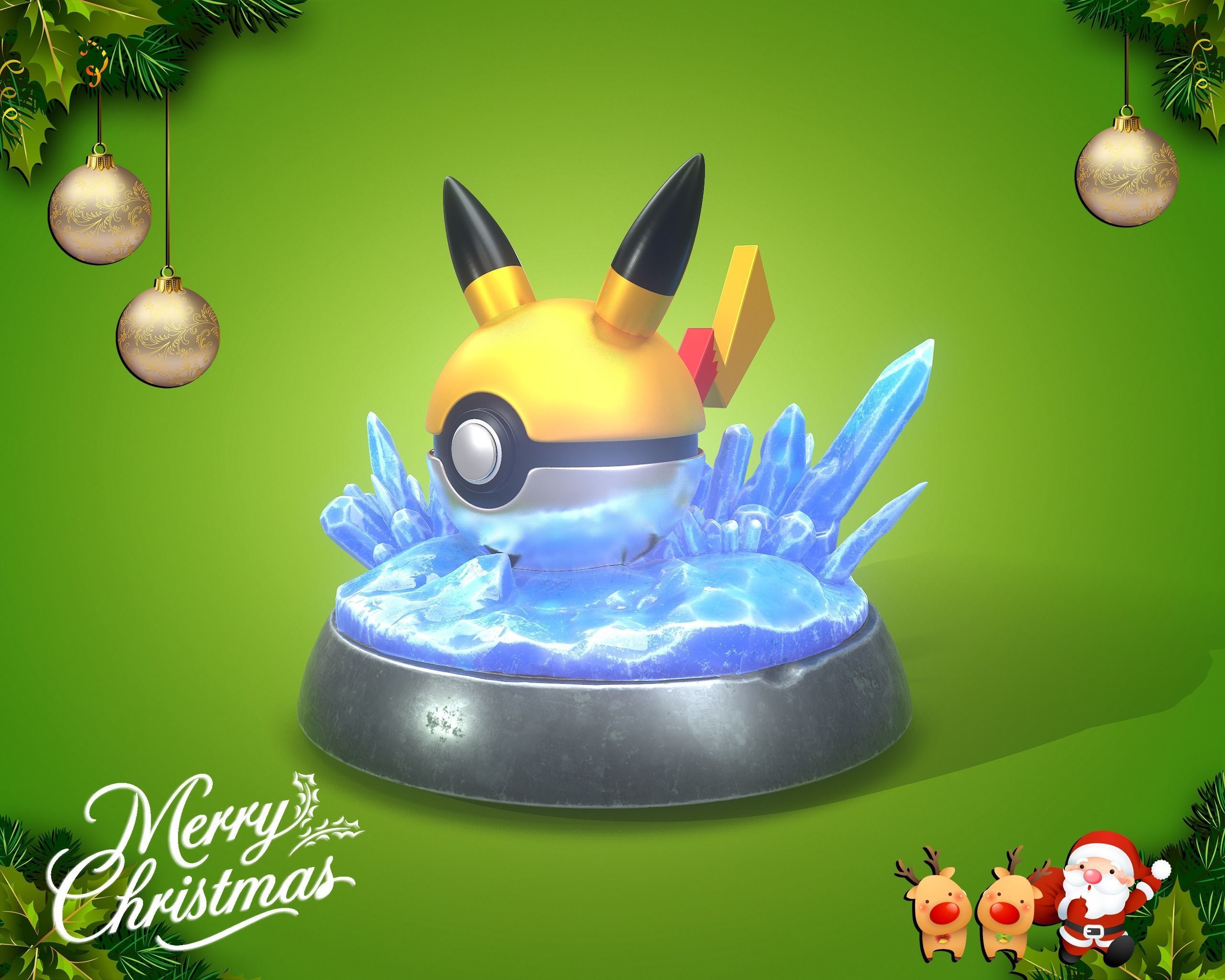 PokeBall 3d print Stl Pokemon 3D model 3D printable | CGTrader