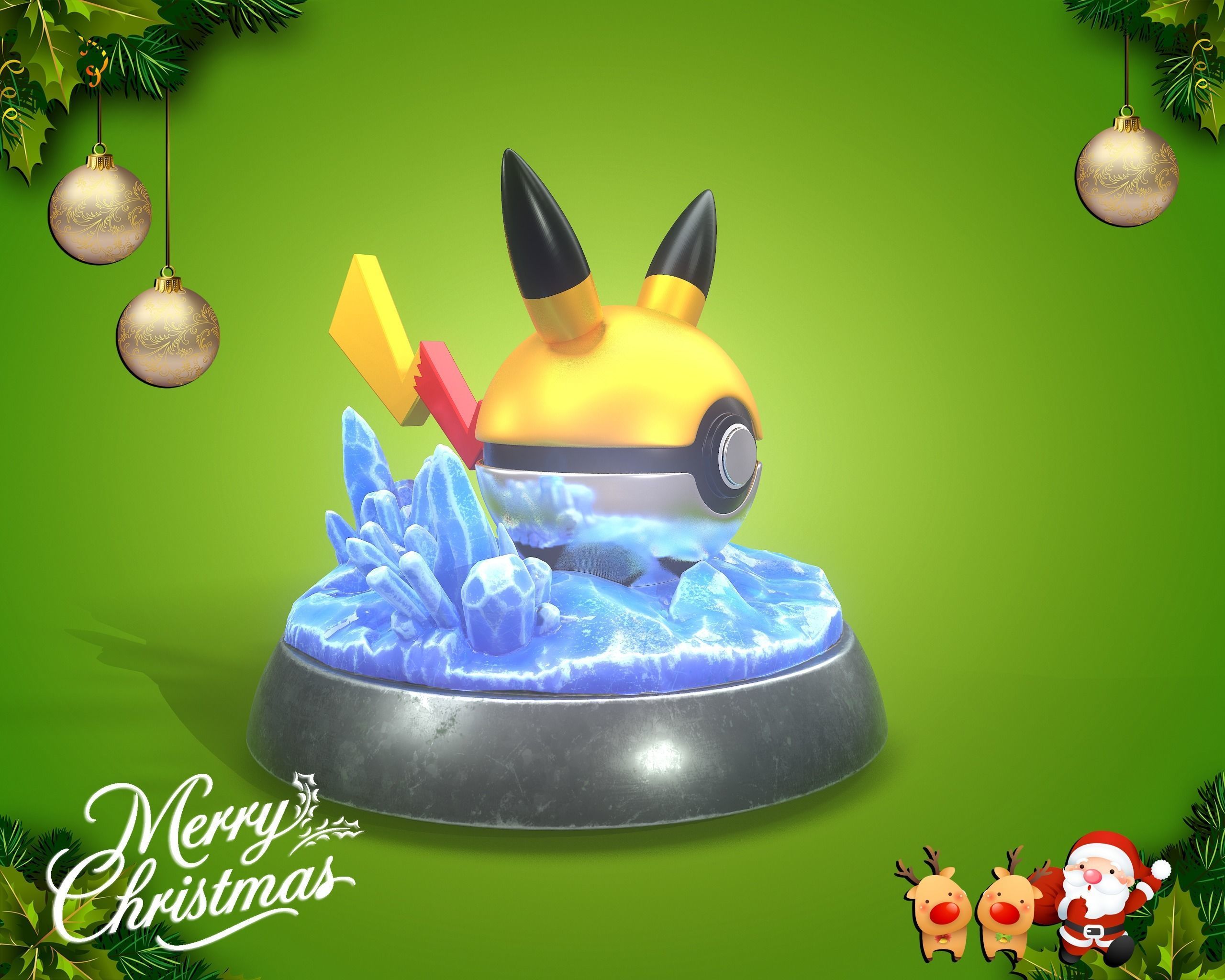 PokeBall 3d print Stl Pokemon 3D model 3D printable | CGTrader