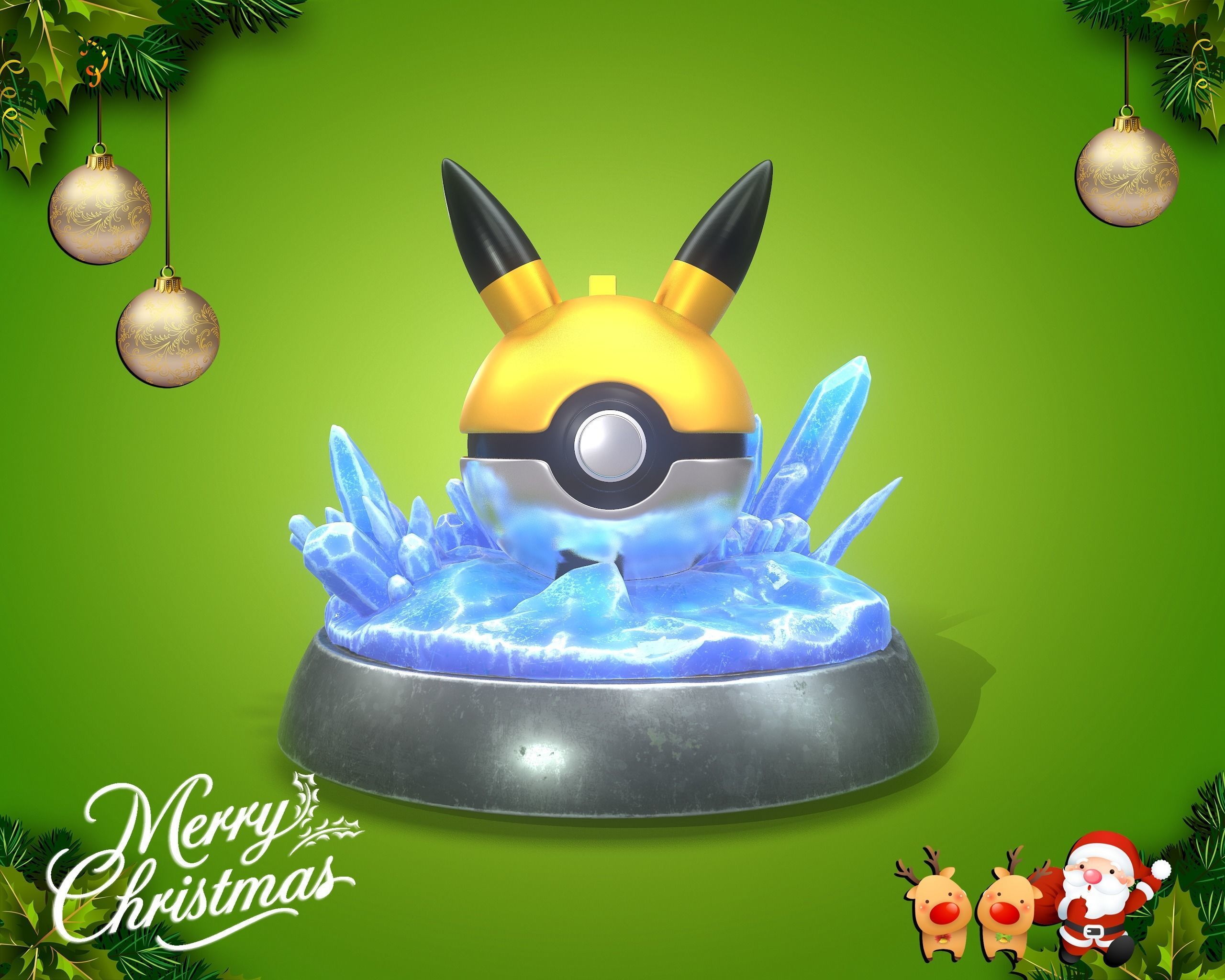 PokeBall 3d print Stl Pokemon 3D model 3D printable | CGTrader