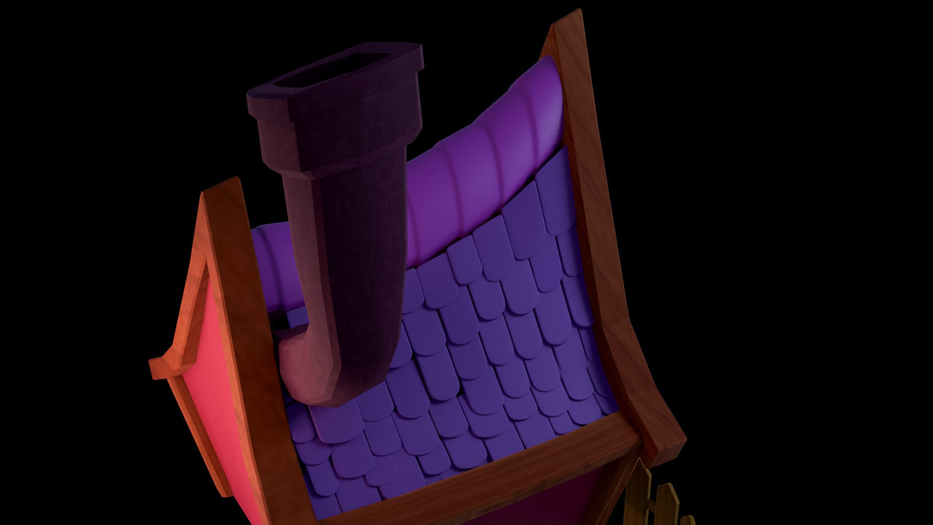 3D model Low Poly Witch House Exterior VR / AR / low-poly | CGTrader