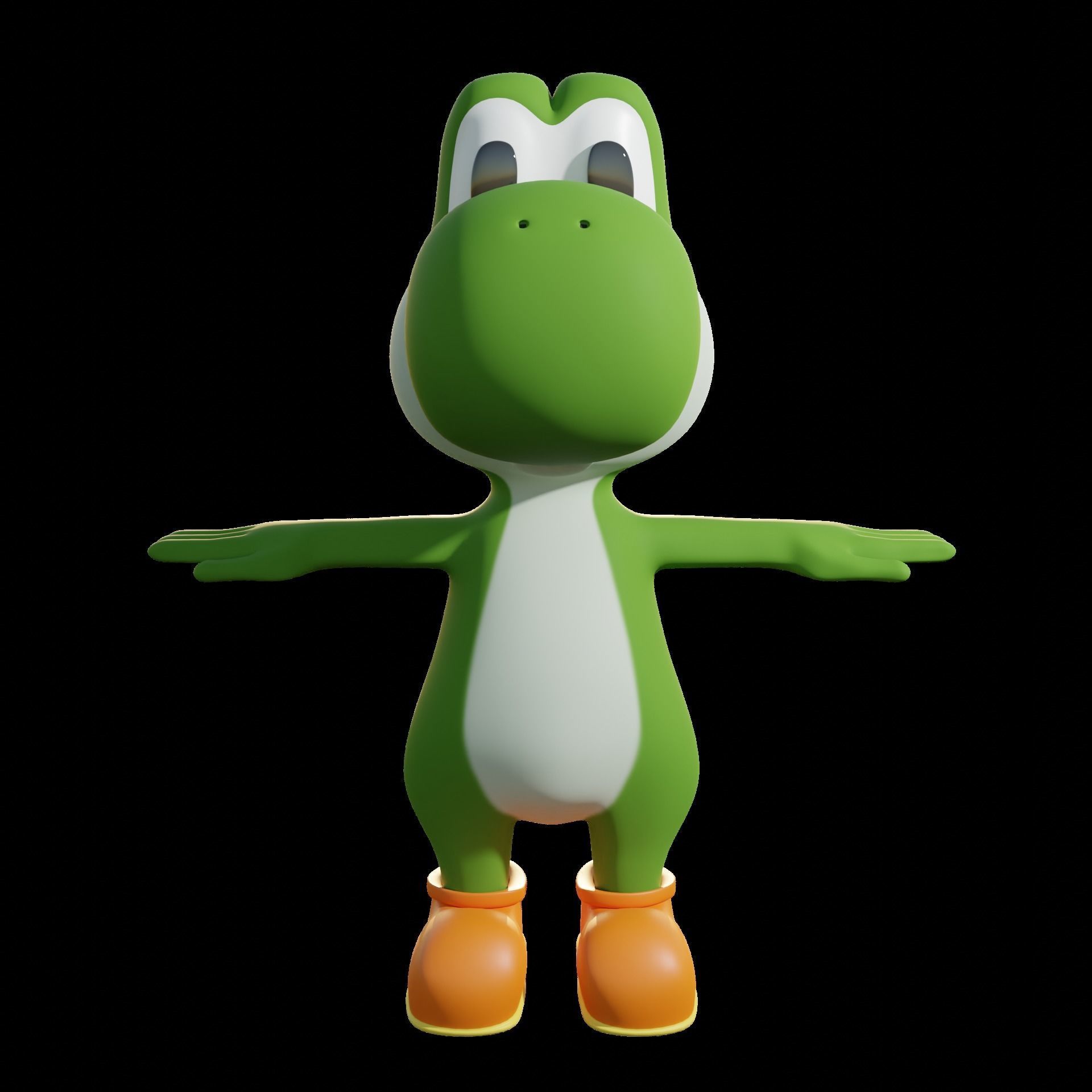 YOSHI free VR / AR / low-poly 3D model animated rigged | CGTrader