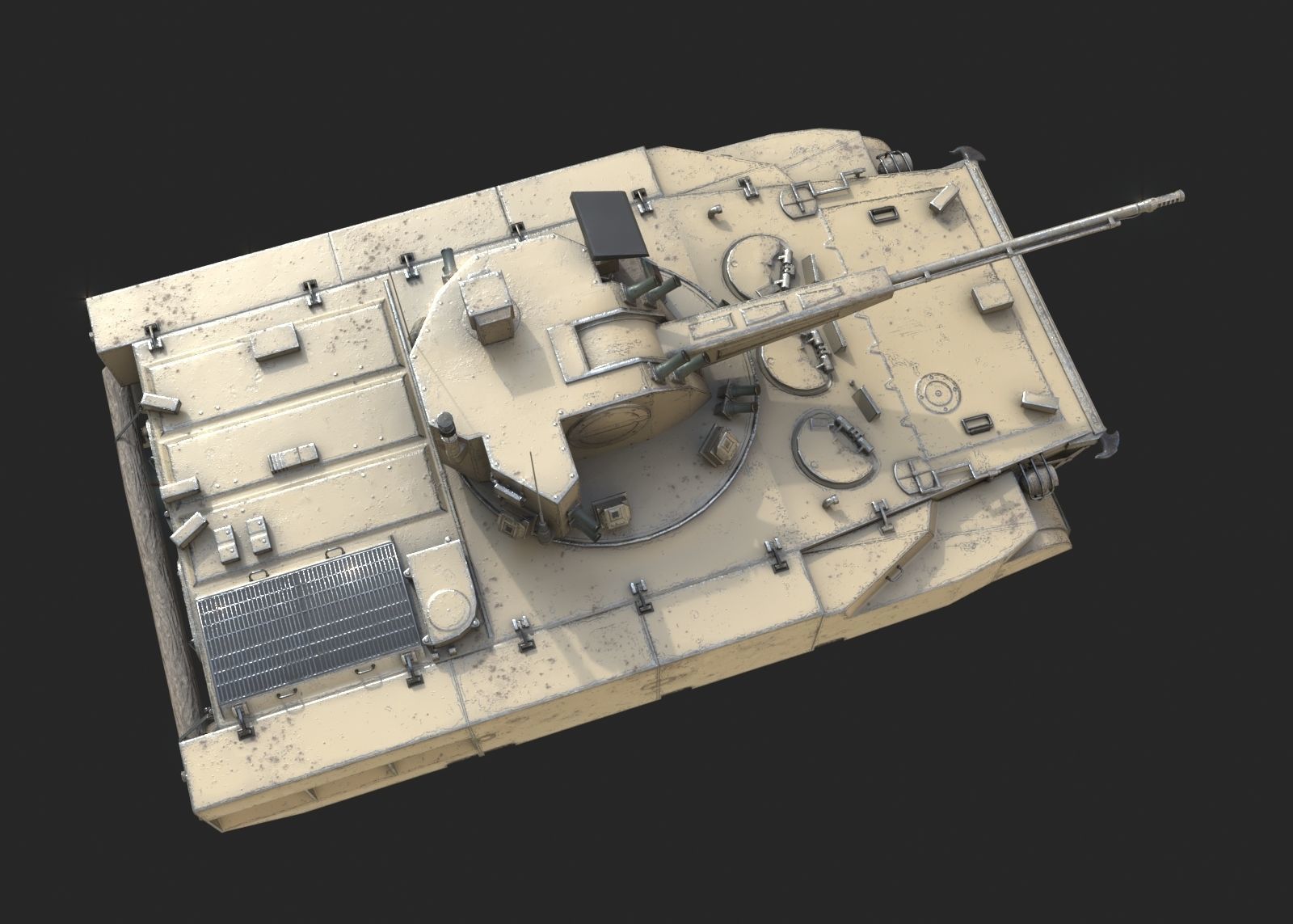 3D model 4 coatings of Russian 2S38 Derivatsiya-PVO self-propelled AA ...
