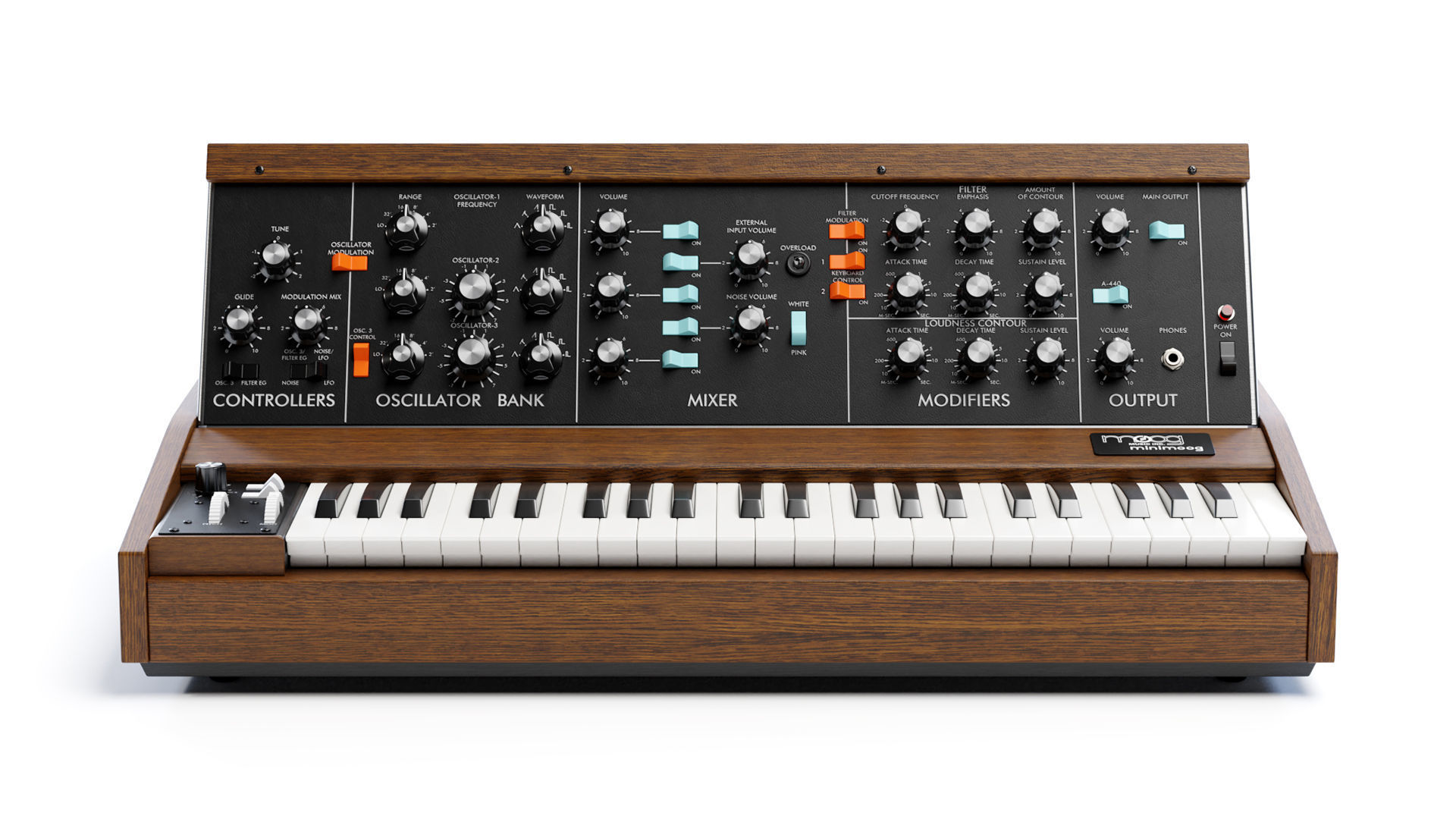 Minimoog Model D 3D model | CGTrader