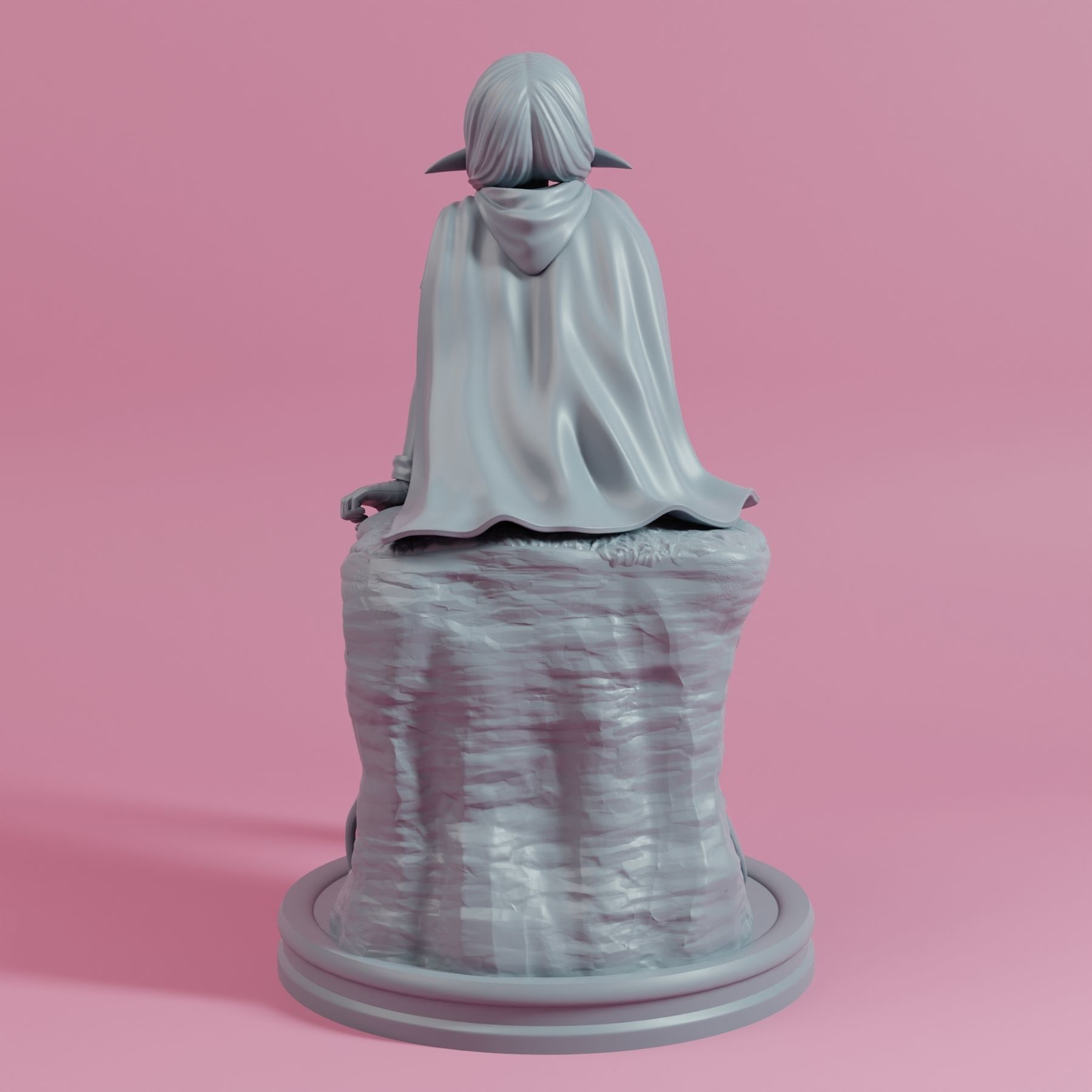 Anime Wood Elf - v1 3D model 3D printable | CGTrader