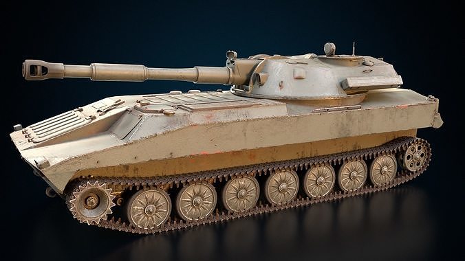 2S1 Gvozdika 3D model | CGTrader