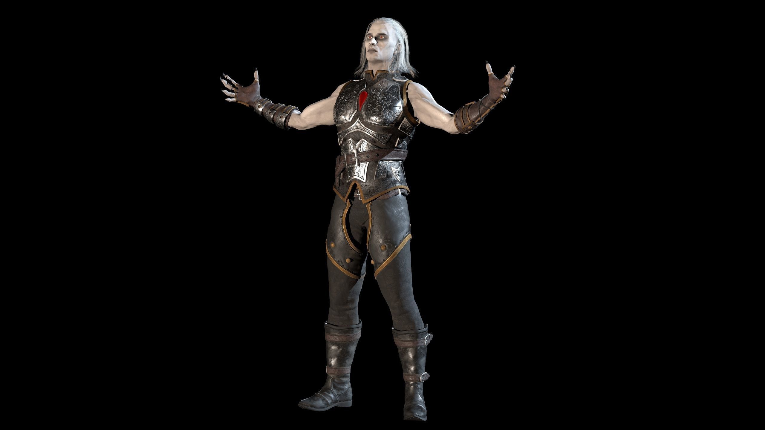 3D model Vampire male VR / AR / low-poly | CGTrader