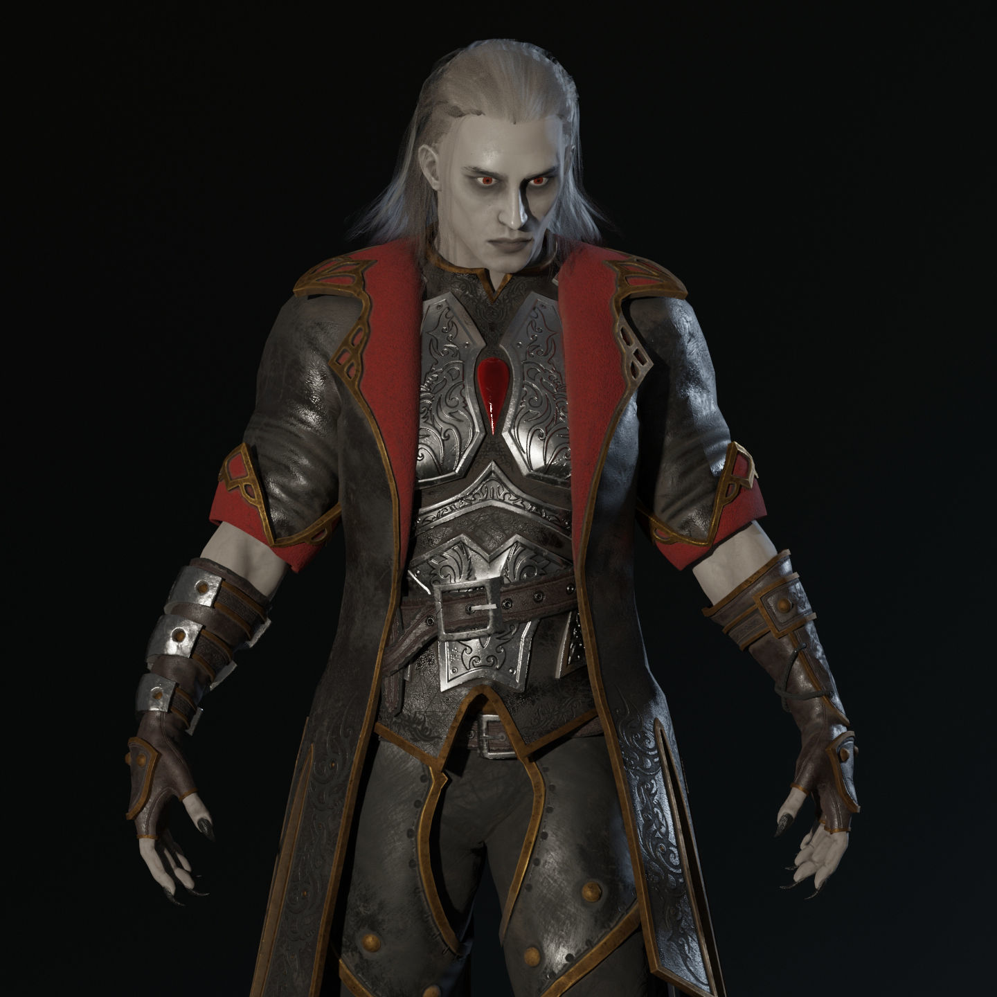3D model Vampire male VR / AR / low-poly | CGTrader