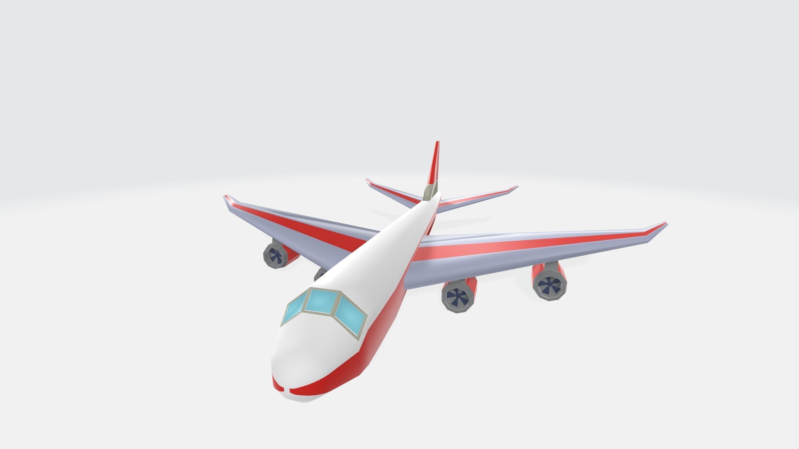 3D model Airplane VR / AR / low-poly | CGTrader