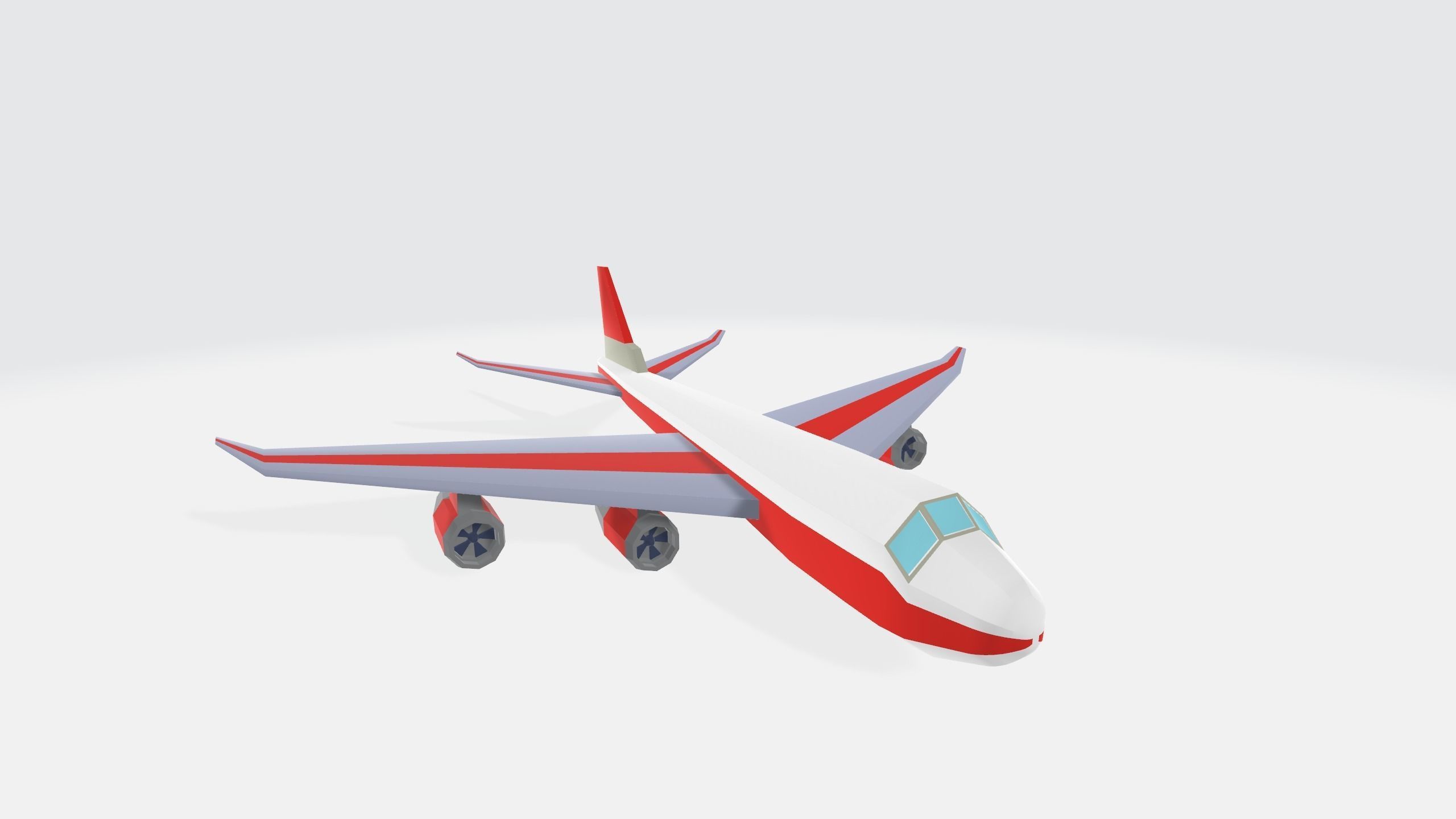 3D model Airplane VR / AR / low-poly | CGTrader