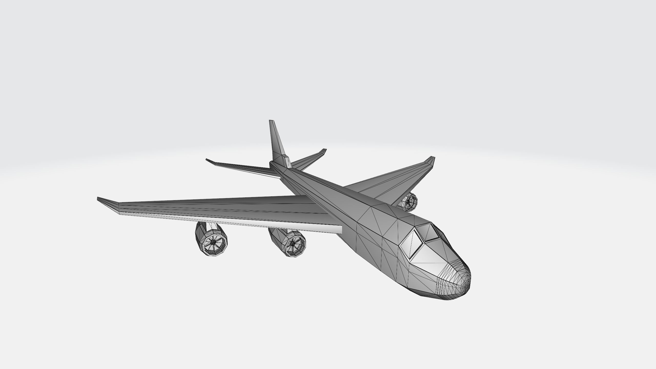 3D model Airplane VR / AR / low-poly | CGTrader