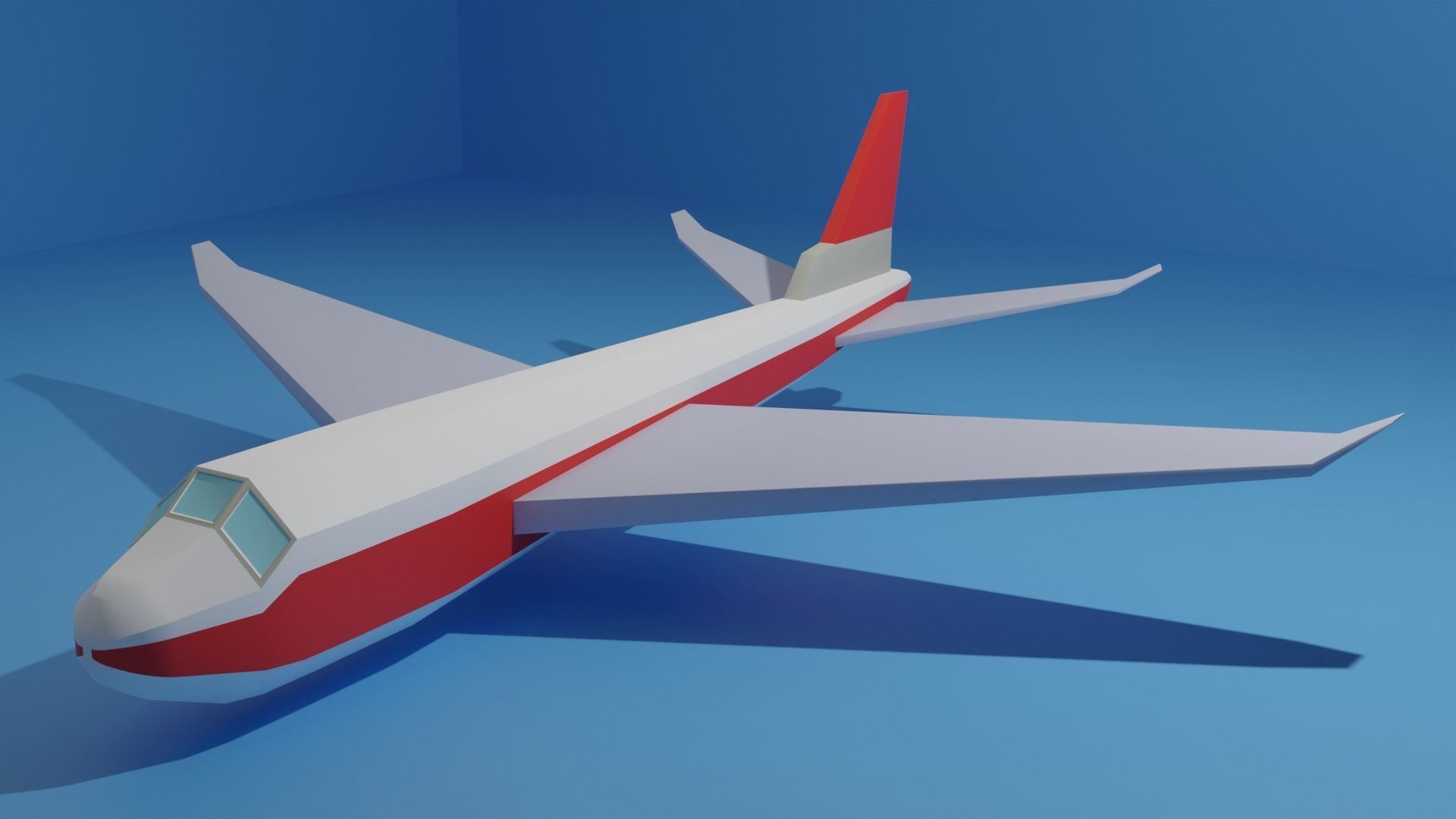 3D model Airplane VR / AR / low-poly | CGTrader