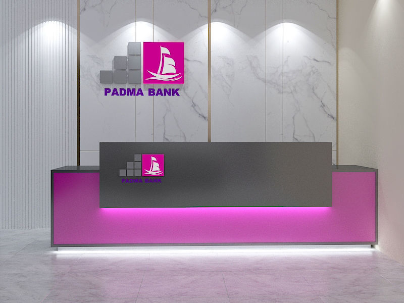 Design of a Bank Reception 3D model 3D printable | CGTrader